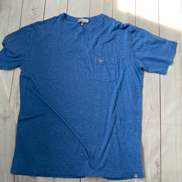 Peter Millar | Shirts | Peter Millar Summer Soft Pocket Tee Lazuline ...